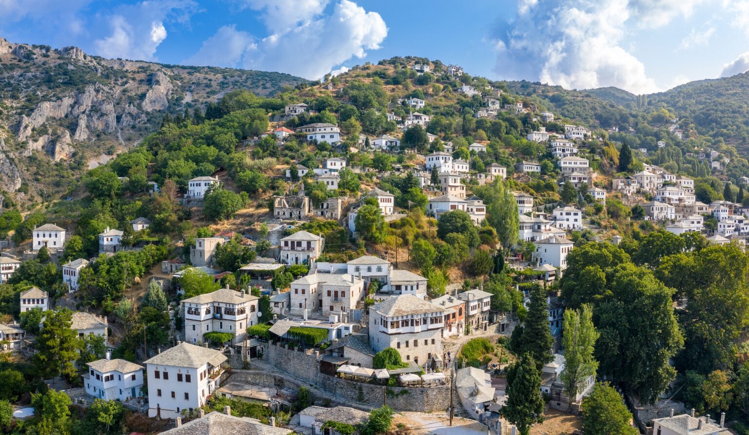 Portaria Village on Pelion Mountain in Greece, Home of the Centaurs ...