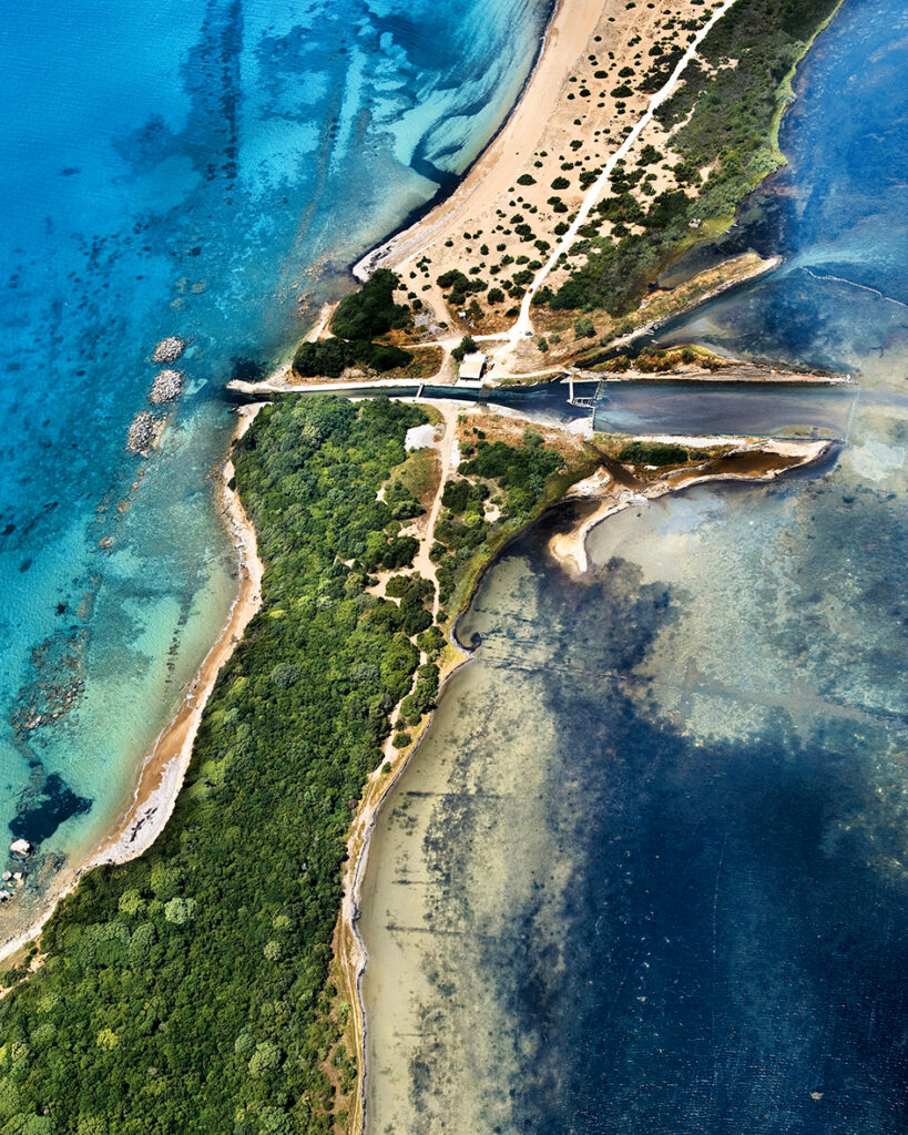 The Lagoon in Corfu with Sand Dunes and a Cedar Forest| travel.gr
