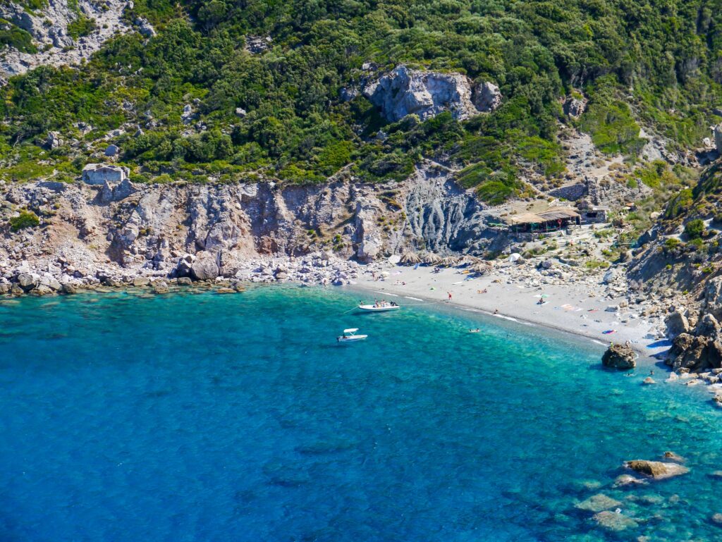 Kastro Beach in the Shadow of Skiathos' Medieval Town| travel.gr